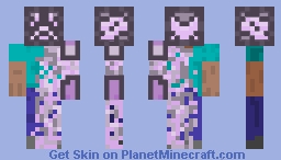 Fusion Corrupted Steve Minecraft Skin