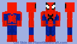 Spider-Man PS1 Minecraft Skin