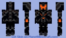 Obsidian fury pacific rim Minecraft Skin