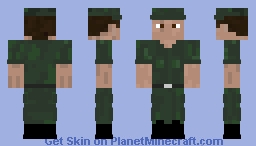 The green army from indonesia Minecraft Skin