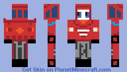Lightning McQueen Minecraft Skin