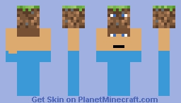 Walking with block Minecraft Skin