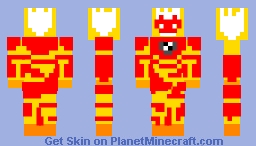 Ben 10 Reboot Heatblast Chama Minecraft Skin
