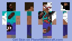 Steve (beat up) Minecraft Skin