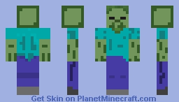 Simplified Zombie! Minecraft Skin