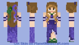 Purple dress Minecraft Skin