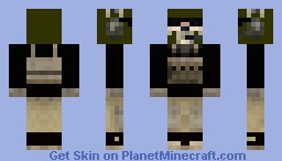 Modern Warfare 2 - Ghost Minecraft Skin