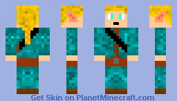Sea Camo Elf Minecraft Skin