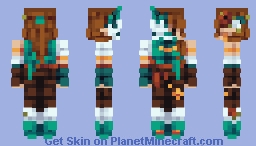 Seapeekay - Mayhem 30 Cyan Cucumbers Minecraft Skin