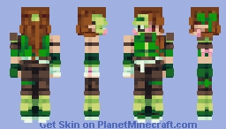 Seapeekay - MCC Rising 3 Green Geckos Coach Minecraft Skin