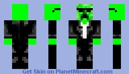 CIA Creeper Minecraft Skin