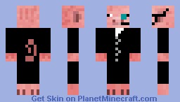 secret agent pig Minecraft Skin
