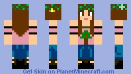 Girl that loves Trees! Minecraft Skin