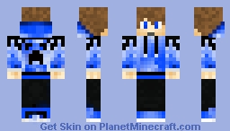 SemGamerNL Blue Minecraft Skin