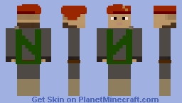 Beret man Minecraft Skin