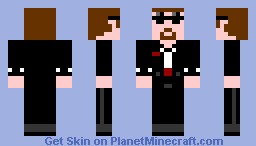 Agent Man Minecraft Skin