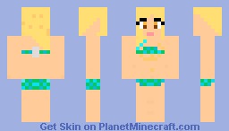 Sexy Bikini Babe Minecraft Skin