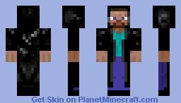 Shadow Steve Wizard Minecraft Skin