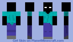 Shadow Steve Minecraft Skin