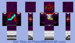 Shadowman.EXE (w/Diamond katana) Minecraft Skin