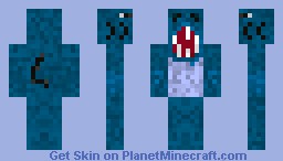 great blue shark Minecraft Skin