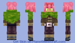 .*Green Poncho .* Minecraft Skin