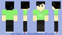 shihanghu Green shirt Minecraft Skin