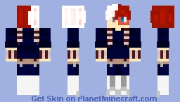 Shoto Todoroki Minecraft Skin