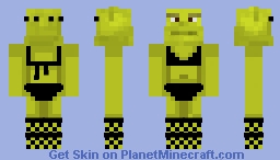 Shrek the maid Minecraft Skin