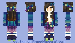 Shubble || MCC 30 - Blue Bats Minecraft Skin