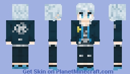 Haru Shirokane - No Hat | Tribe Nine Minecraft Skin