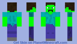 Sick Steve Minecraft Skin