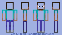Silhouette Steve Minecraft Skin