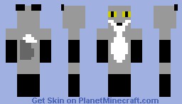 Silver Fox Skin Minecraft Skin