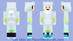 𝗦𝗶𝗹𝘃𝗲𝗿 Minecraft Skin