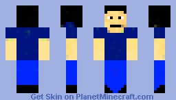 Simple Skins Blue Minecraft Skin