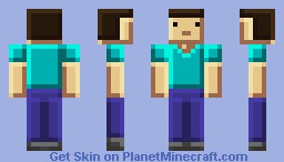 Simple steve 2.0 Minecraft Skin