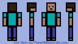 Simple Steve Minecraft Skin