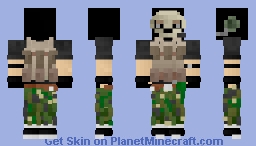 Soldier Military Guy 🪖 "Gas mask" Minecraft Skin