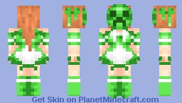 Sinis' Creeper Maid Minecraft Skin