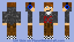 Skater With HeadPhones Minecraft Skin
