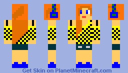 skater girl Minecraft Skin