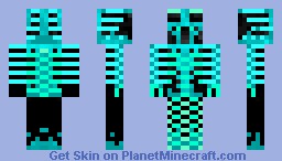 Ice Knight Skeleton Thing Minecraft Skin