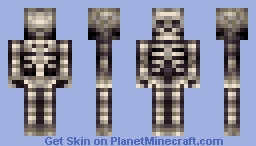Spooky Scary Skeleton. Minecraft Skin
