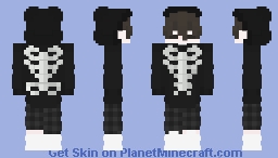 Skeleton boy Minecraft Skin