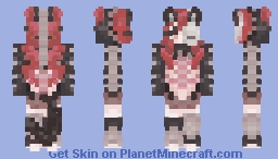 Skeleton Cat Minecraft Skin