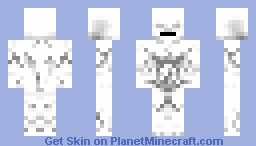 skeleton snow man Minecraft Skin