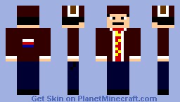 russian man Minecraft Skin
