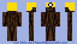 A Tree that mines Minecraft Skin