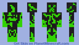 Grass Creeper Minecraft Skin